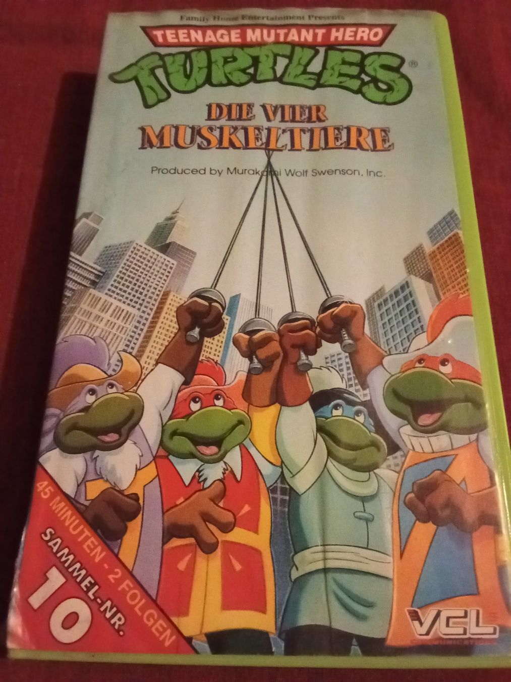 Teenage Mutant Hero Turtles - Die vier Musketiere VCL VHS (Gebraucht ...