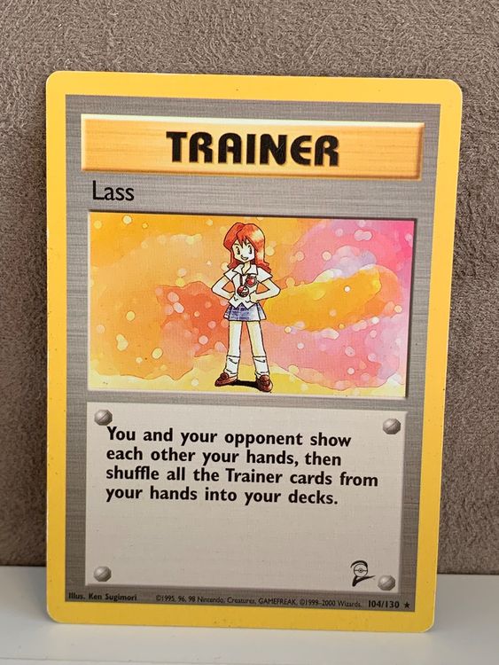 Lass Rare ENG Base Set 2 Pokemon 104/130 | Kaufen auf Ricardo