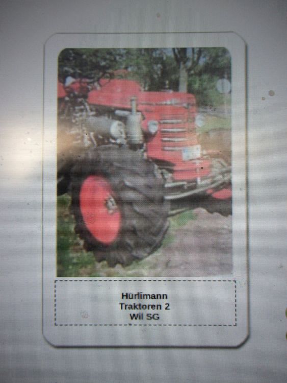 Hürlimann Traktoren Wil SG II Quartett 52 Karten (Neu und originalverpackt) in Herznach für CHF ...