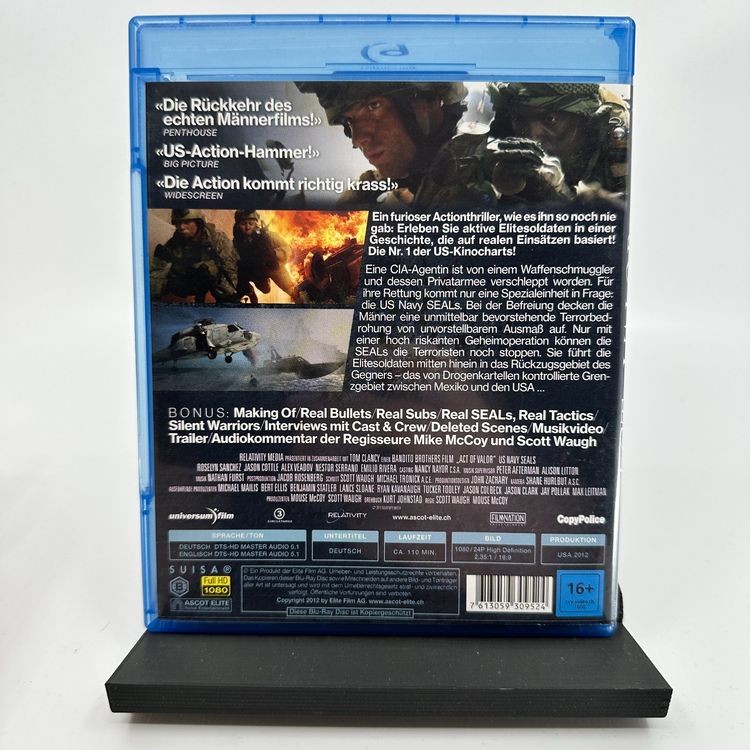 Act of Valor - Blu-ray - Actionfilm mit echten Navy Seals (Gebraucht) in Lommis für CHF 2 – mit ...