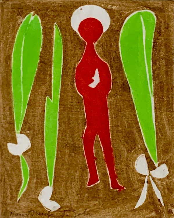 GEHR, Ferdinand, "Engel", Handdruck, signiert. (Gebraucht) in ...