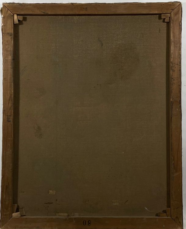 Antikes grosses Gemälde mit jungen Mädchen Signiert | Kaufen auf Ricardo