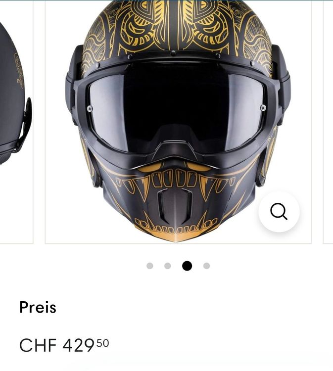 Caberg Ghost Maori Jethelm Motorbike (Neu (gemäss Beschreibung)) in ...