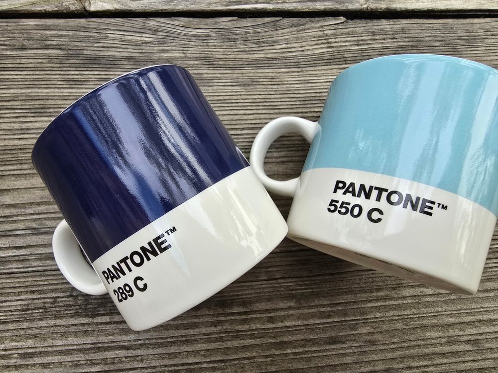 Porzellan: Pantone-Espressotassen Set 2-tlg. (Neu und originalverpackt ...