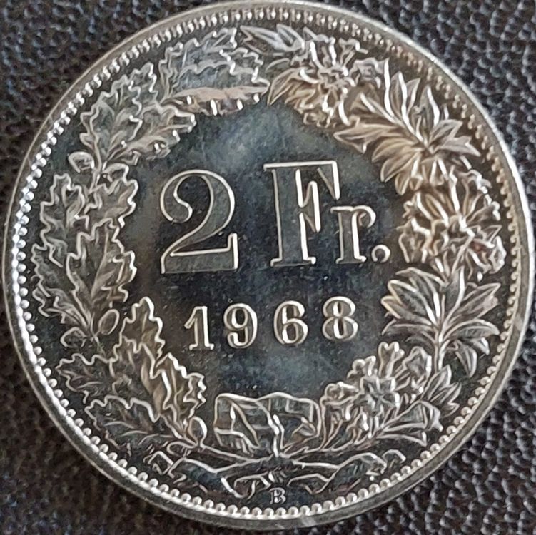 2 Franken 1968 stgl. (Gebraucht) in Arch für CHF 6 – mit Lieferung auf Ricardo kaufen