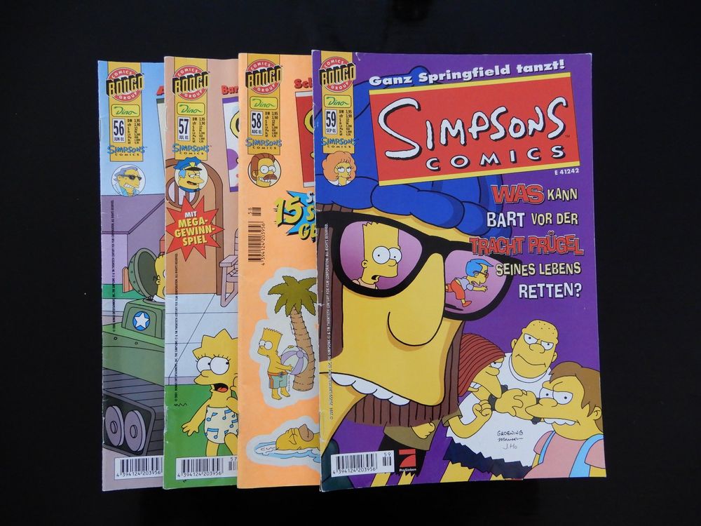 Simpsons Comics 56-59 | Kaufen auf Ricardo