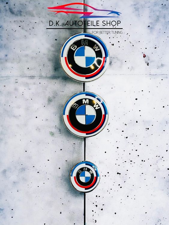 BMW Logo Emblem Motorhaube Heckklappen Lenkrad 82, 74, 45 mm (Neu und ...