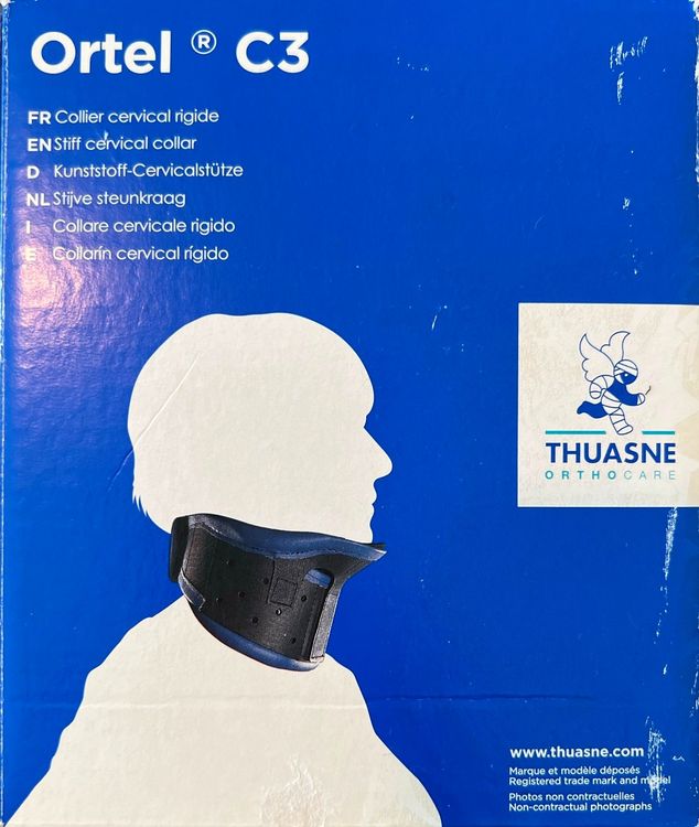 Thuasne Ortel C3 Cervical Orthese Halskrause rigid starr (Neu und ...
