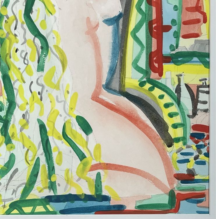 Max Sulzbacher (1904-1985) grosses Aquarell - Frauenakt (Gebraucht) in Root für CHF 401 – mit ...