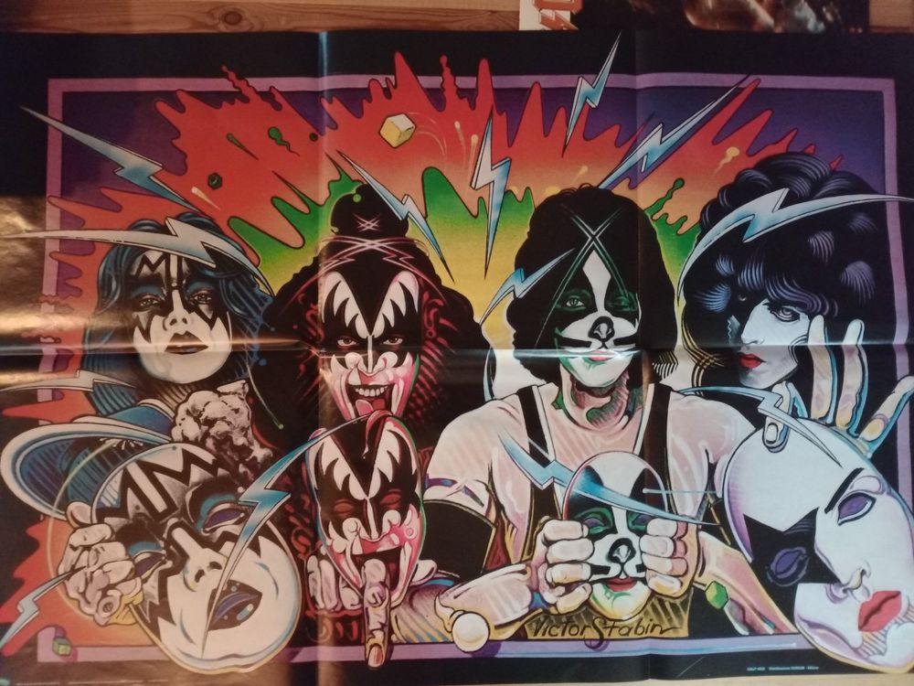 Kiss - Unmasked LP Schallplatte von 1980 - inkl. Poster! (Gebraucht) in ...
