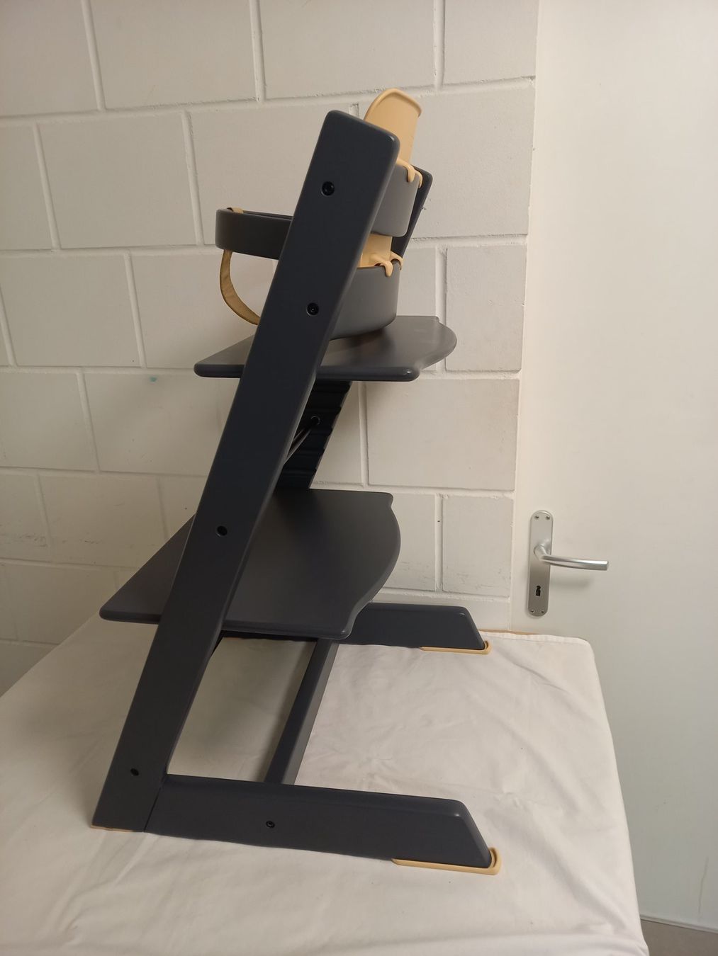 Stokke Tripp Trapp Kinderstuhl Graphitgrau , Top Zustand! (Neu (gemäss ...