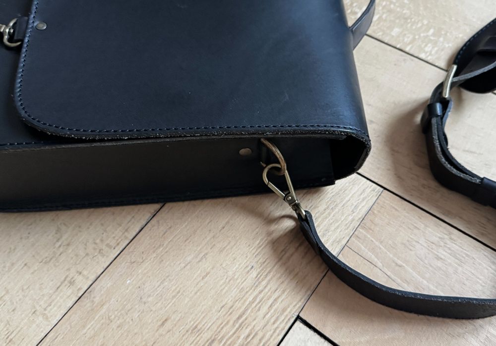 Moi Moi Koko Leather 3-in-1 backpack cross hand bag black (Gebraucht ...