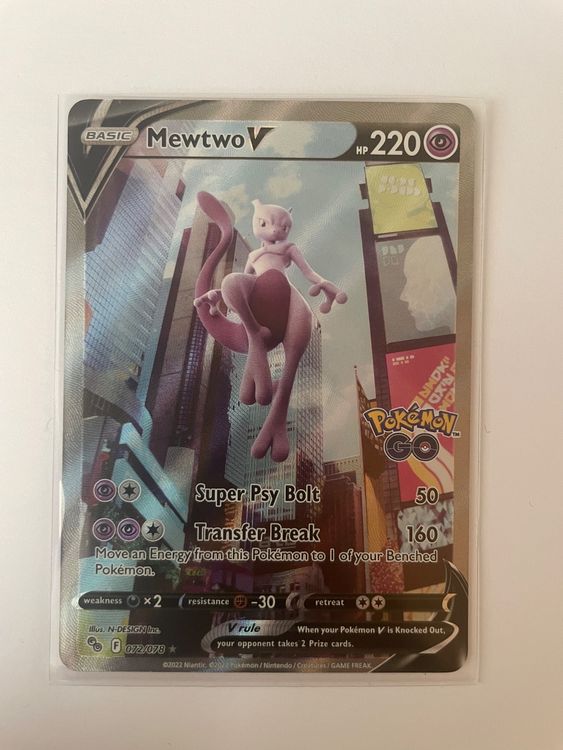 Pokémon GO Mewtwo V (Neu (gemäss Beschreibung)) in Rombach für CHF 37 ...