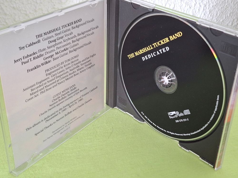 CD The Marshall Tucker Band - Dedicated/ Southern-Rock🎧👍 (Gebraucht) in ...