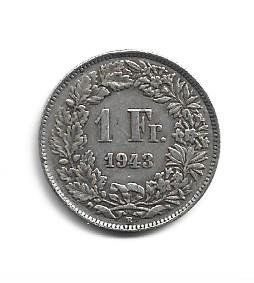 1 Fr, 1943 Silber (Gebraucht) in LIESTAL für CHF 2 – mit Lieferung auf Ricardo kaufen