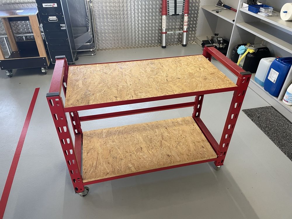 Robuster Werkbankwagen/Transportwagen mit Rollen (Gebraucht) in ...