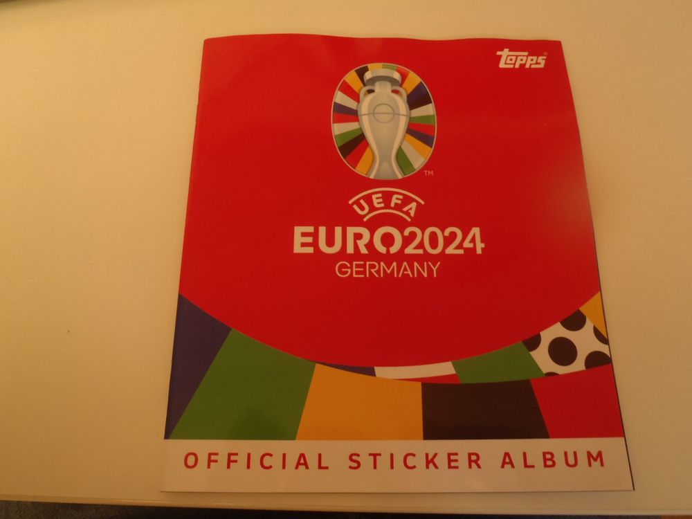 EURO 2024 Sticker Album inkl. 8 Karten | Kaufen auf Ricardo