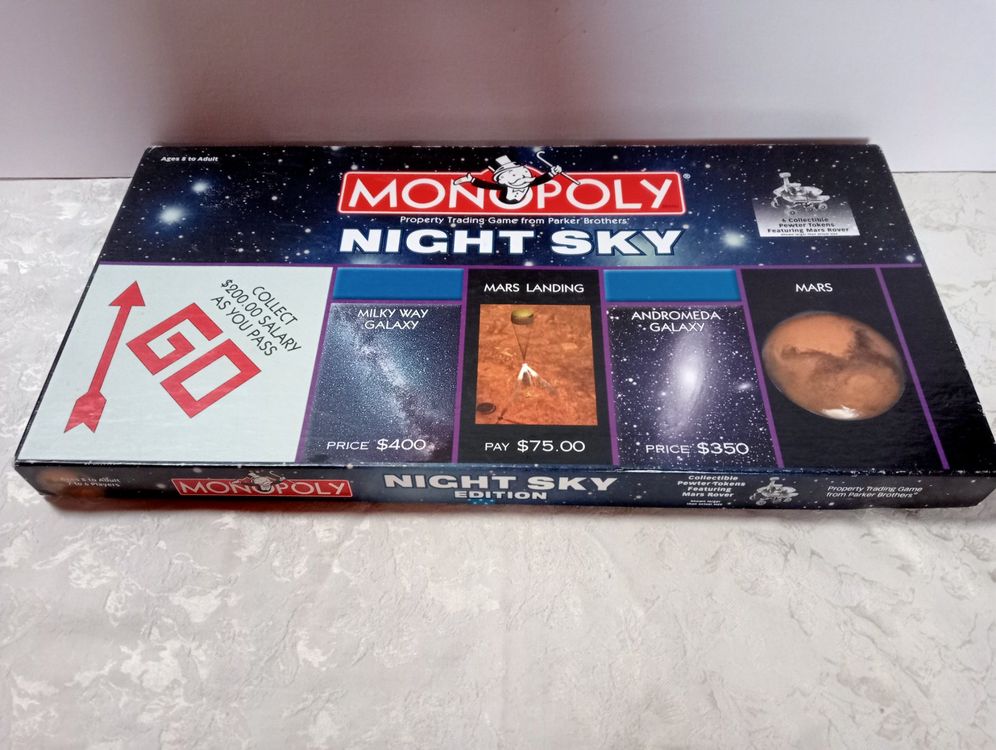 Monopoly Night Sky Englisch Komplett mit Anleitung 2004 | Kaufen auf ...