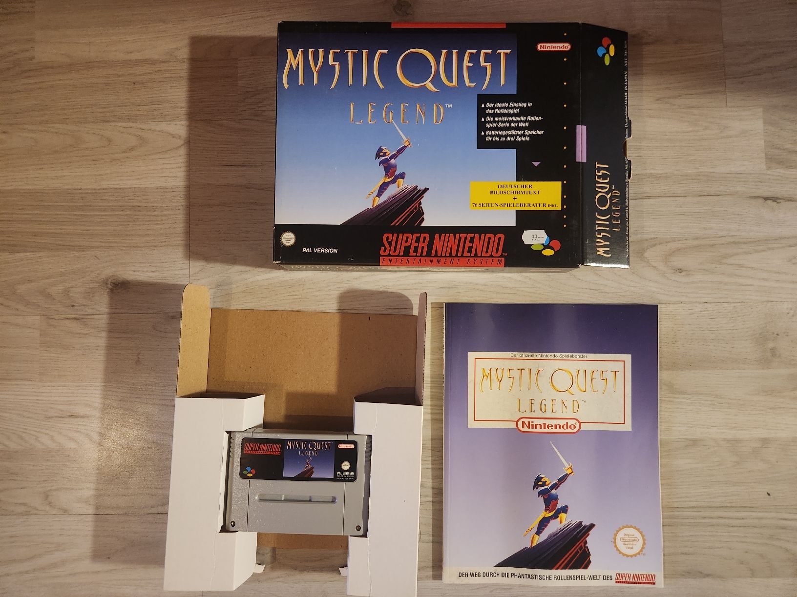 Super Nintendo Mystic Quest Legend PAL Big Box komplett (Gebraucht) in ...