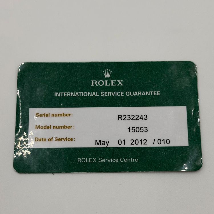 Rolex Oyster Perpetual Date 34 Bicolor Ref: 15053 + Service (Gebraucht ...