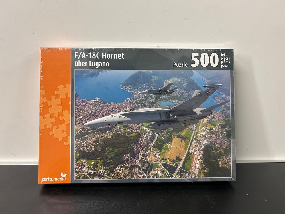 Neu Carta Media 500 Teile Puzzle F/A-18 Hornet über Lugano | Kaufen auf Ricardo