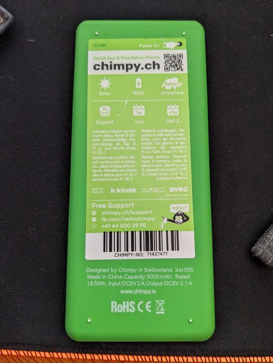 Chimpy Powerbank | Kaufen auf Ricardo