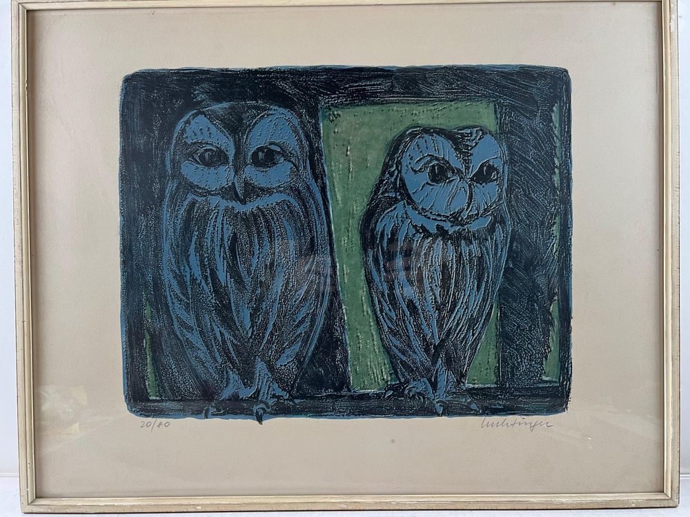 Ernst Luchsinger (CH, 1920 - 1997) Lithographie Handsigniert (Gebraucht ...