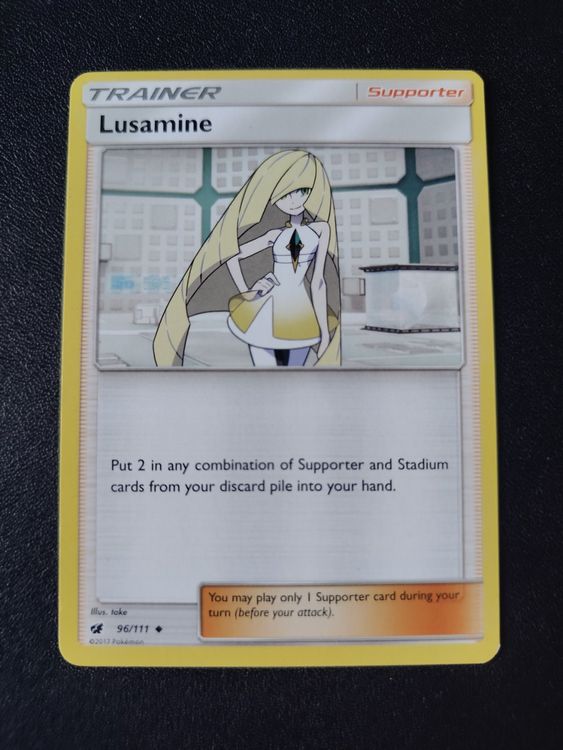 Lusamine 96/111 Trainer Pokémon Crimson Invasion 2017 EN (Gebraucht) in ...