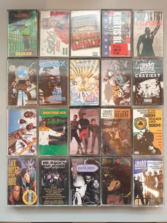 20 Oldschool Rap Hip Hop Tapes Kassetten | Kaufen auf Ricardo