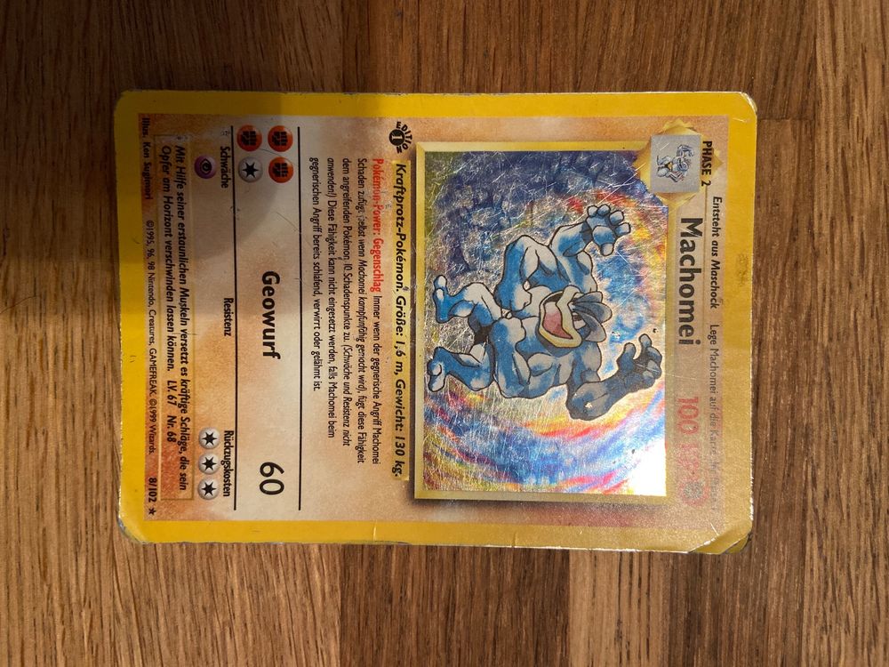 Pokemon Karte Machomei | Kaufen auf Ricardo