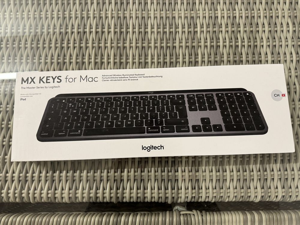 LOGITECH MX Keys for Mac (USB, Bluetooth, Schweiz) (Neu (gemäss ...