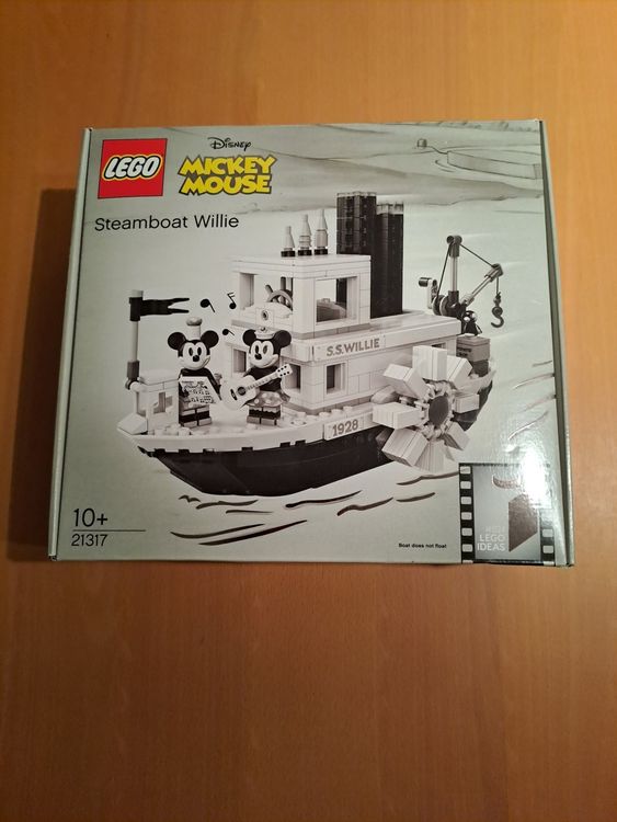 Lego 21317 Steamboat Willie (Neu (gemäss Beschreibung)) in Kestenholz ...
