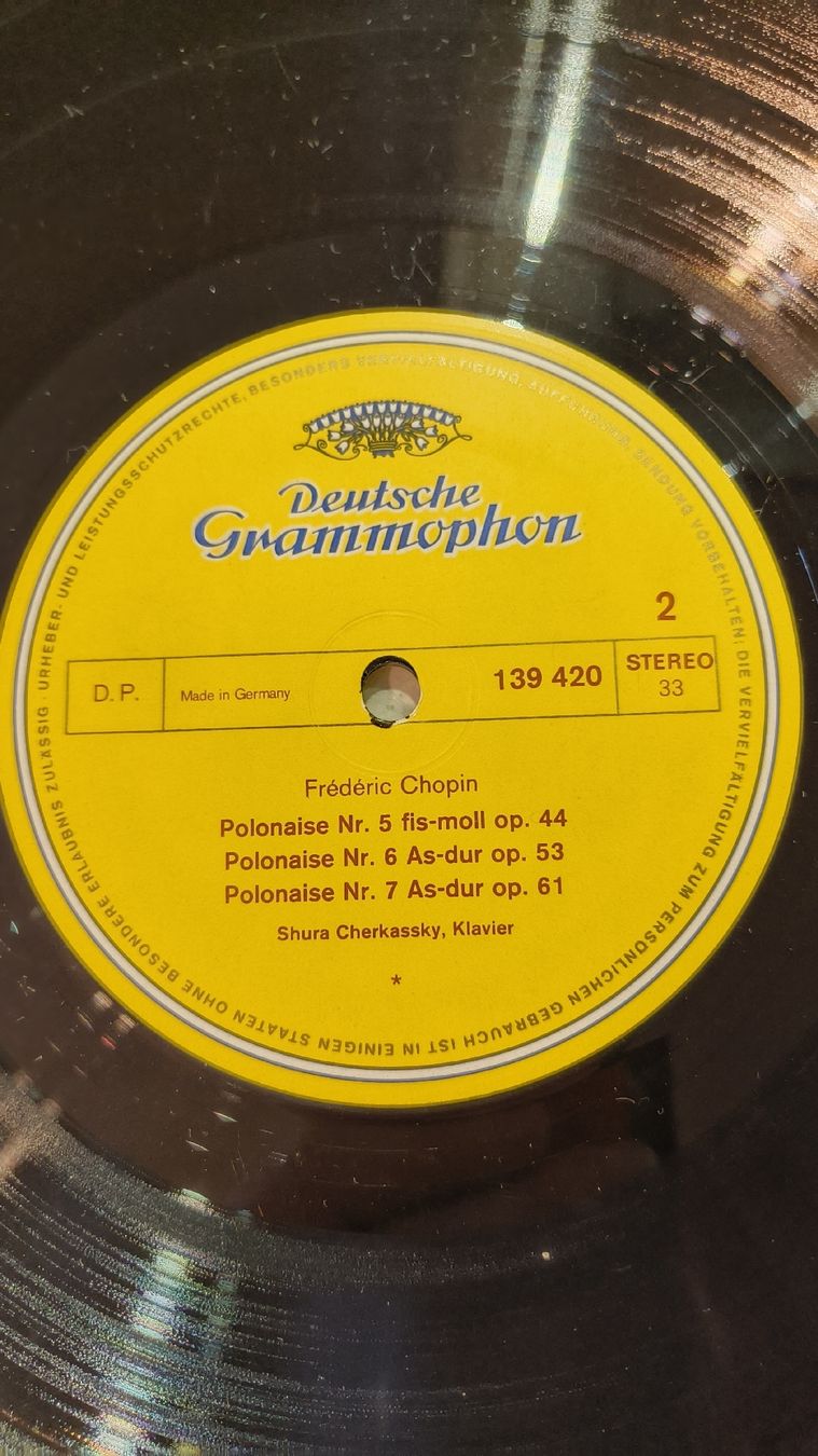 Frédéric Chopin Polonaises - Shura Cherkassky, Piano🎵🎶🎹 (Gebraucht) in ...