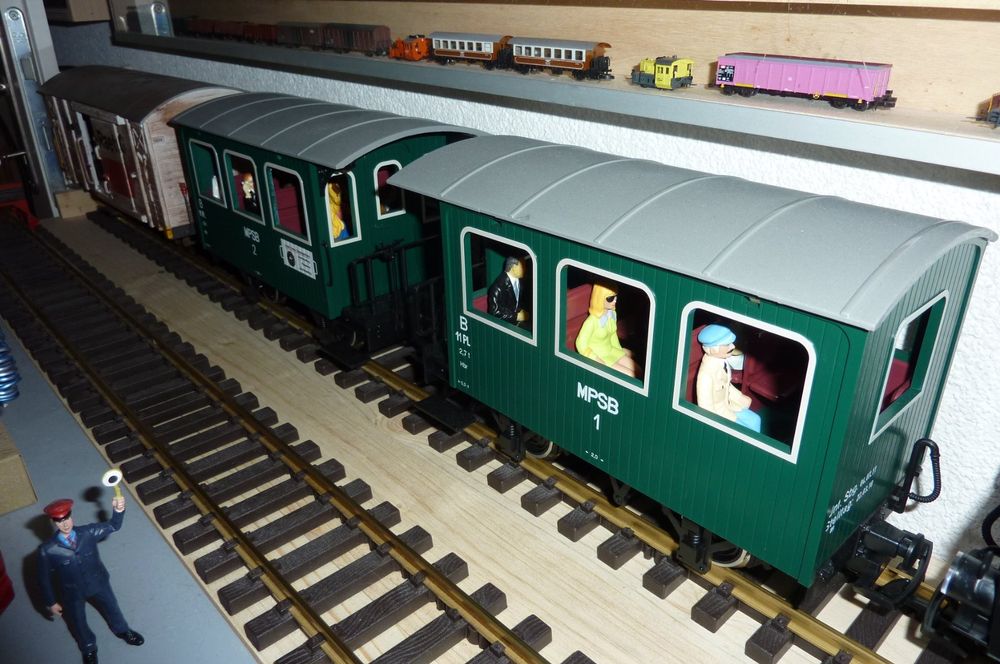 LGB G MPSB DOPPELWAGEN, IN GRÜN | Acheter sur Ricardo