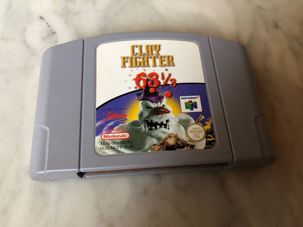CLAY FIGHTER 63 1/3 SPIEL FÜR NINTENDO 64 (Gebraucht) in hägendorf für ...