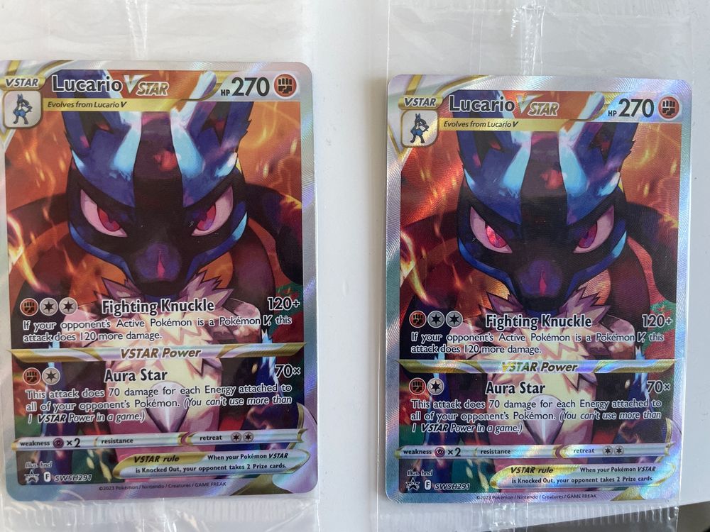 2x Lucario V Star Originalverpackt ab 1.- CHF!!! (Neu und ...