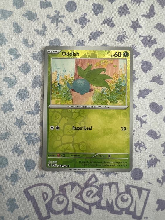 Pokémon 151 Oddish Reverse EN | Kaufen auf Ricardo