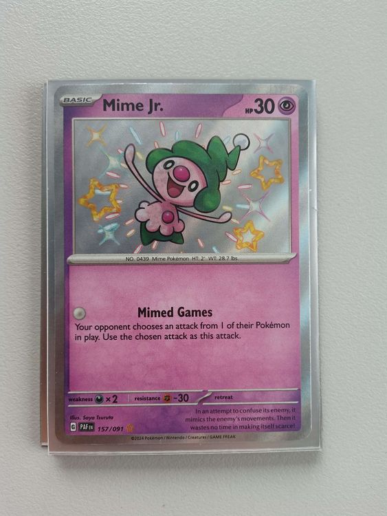 Mime Jr. Shiny - Paldean Fates | Kaufen auf Ricardo