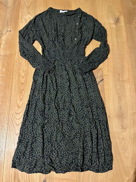 Zebra Kleid, Blusenkleid, Langarm - Leo Print - S | Kaufen auf Ricardo