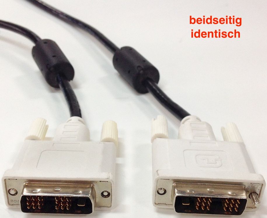 Monitor-Kabel DVI-D (Single Link) ST/ST ca.1,92m | Kaufen auf Ricardo