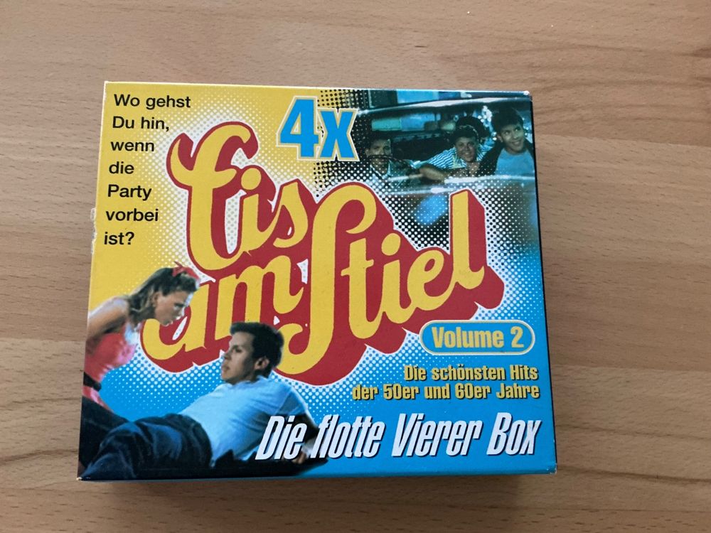 Eis am Stiel / Volume 2 / 4 CD /Die schönsten Hits 50er-60er (Gebraucht ...