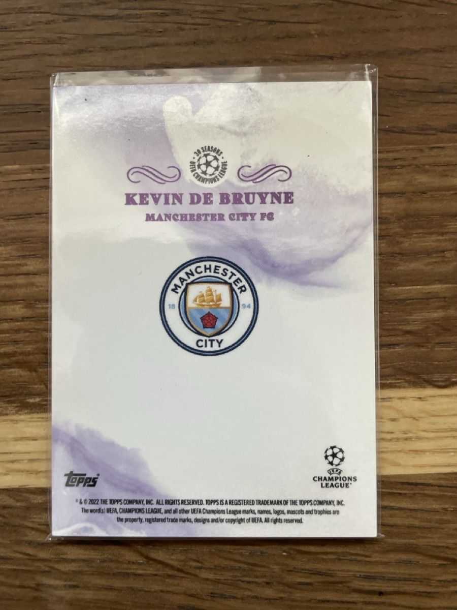 Kevin De Bruyne Pearl Auto /25 Topps UEFA Champions (Neu (gemäss ...