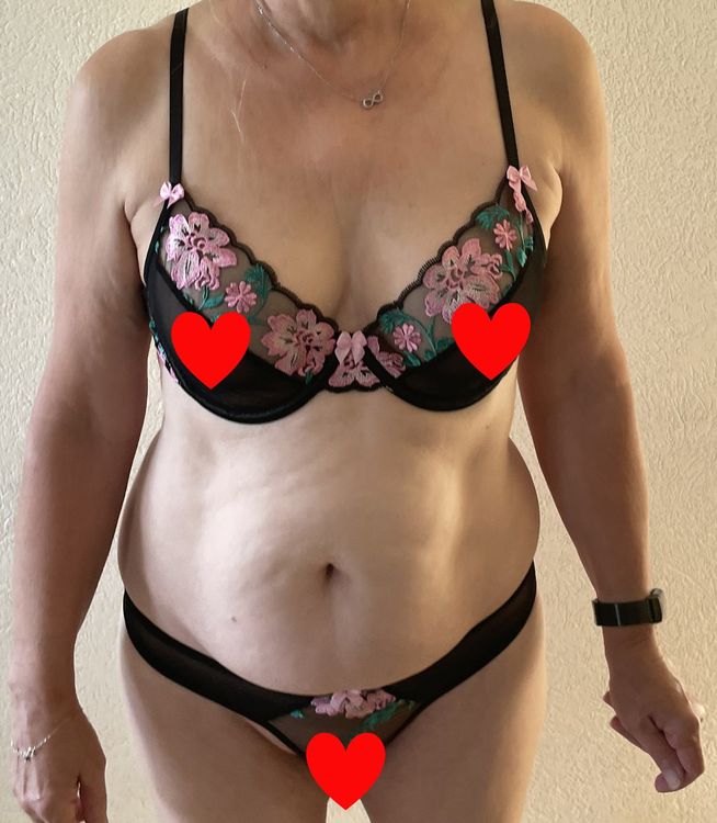 BH + Slip Set schwarz L bra soutien-gorge reggiseno (D75) (Neu (gemäss Beschreibung)) in ...