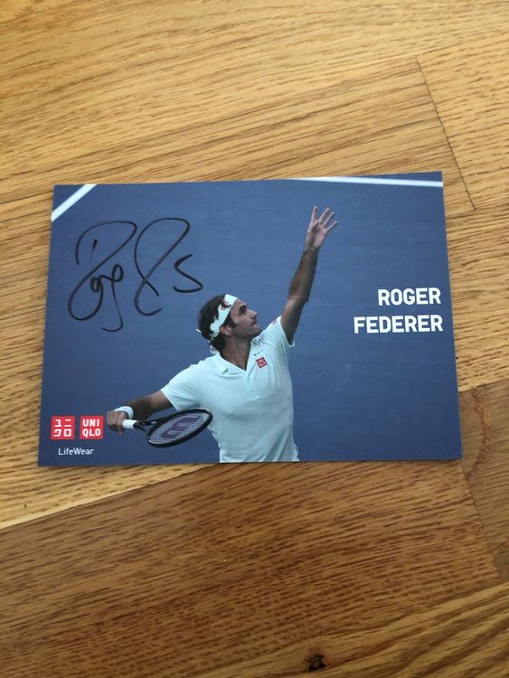 Originale Unterschrift von Roger Federer (Neuf (Voir description)) à ...