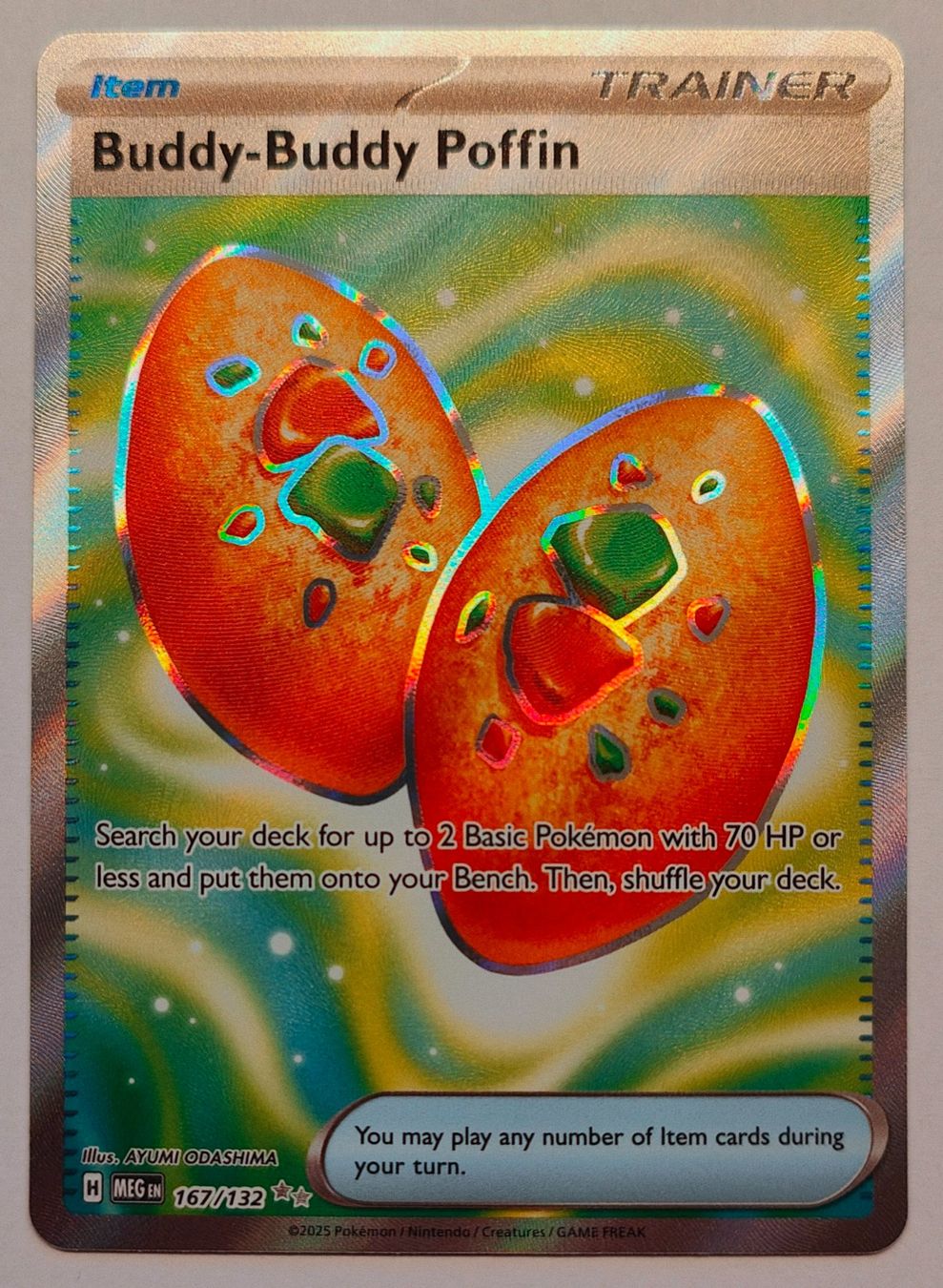 Buddy-Buddy Poffin - Pokemon - 167/132 - Mega Evolution (Gebraucht) in ...