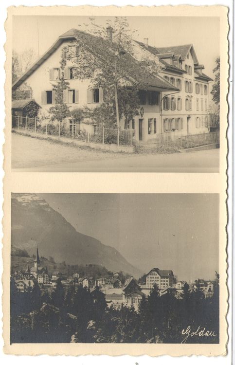 Zweibildkarte Goldau | Kaufen auf Ricardo