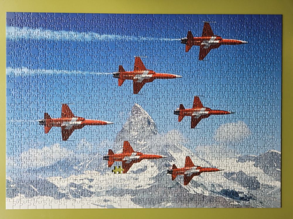Ravensburger Puzzle 1000 Teile Patrouille Suisse | Kaufen auf Ricardo