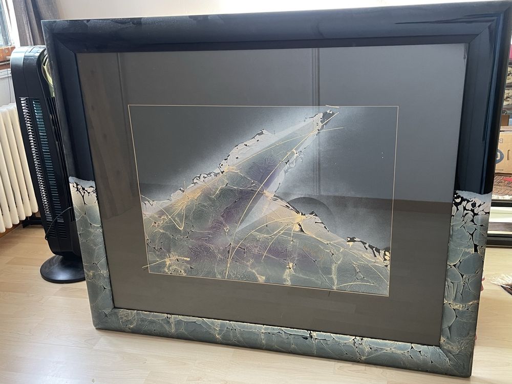 Original Matthias Rachel Collage, Blattgold/Silber 56 (Gebraucht) in ...