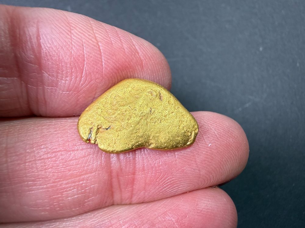 Fettes Goldnugget 7,75 g Eigenfund aus Alaska Crevice Creek (Neu ...