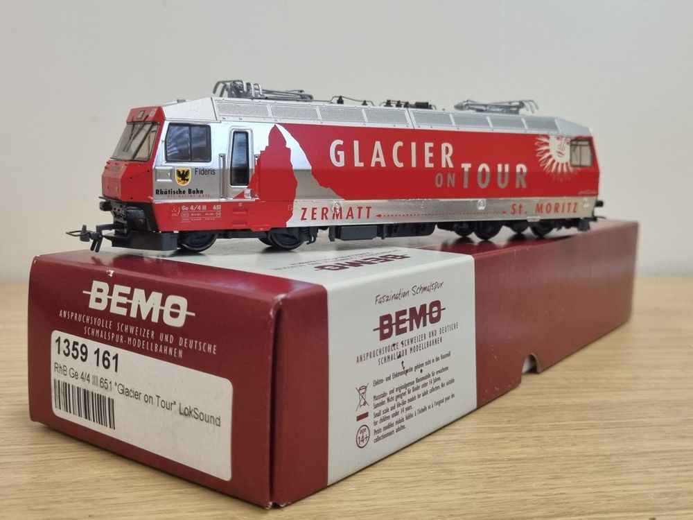 Bemo 1359 161 RhB Ge 4/4lll Glacier on Tour Digital Sound | Kaufen auf ...